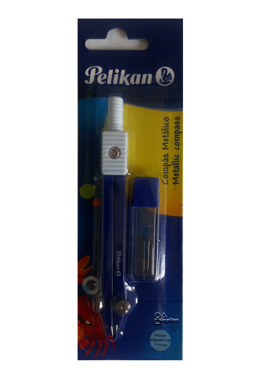 Compás metálico Pelikan – De la mano con tus hij@s