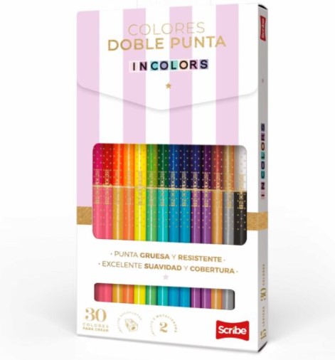 Colores doble punta incolors – De la mano con tus hij@s